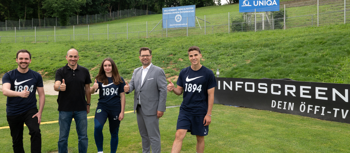 Vienna verlängert Vertrag mit INFOSCREEN und peilt Aufstieg an | First ...